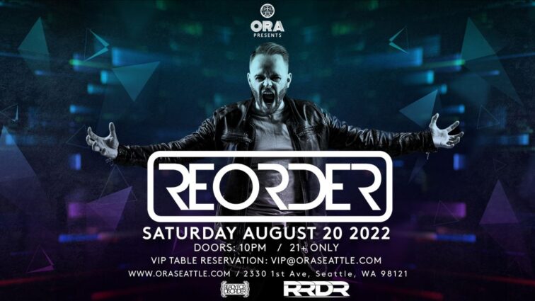 Reorder at Ora - The DJ Sessions