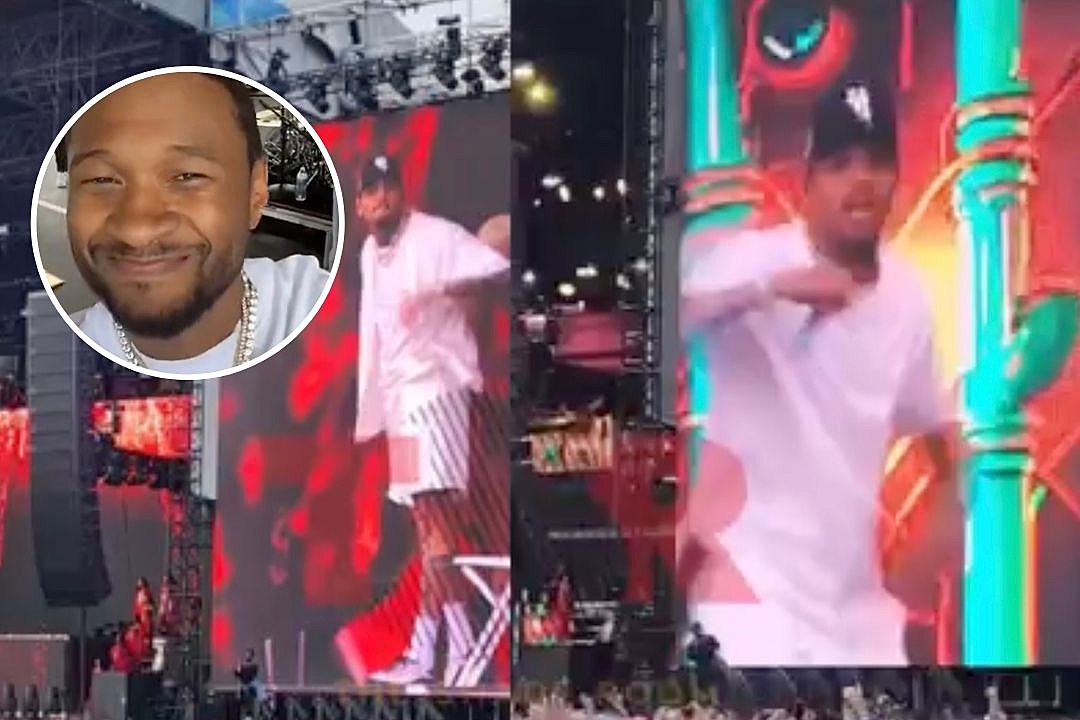 Chris Brown and Usher Perform at Lovers & Friends Festival - The DJ ...