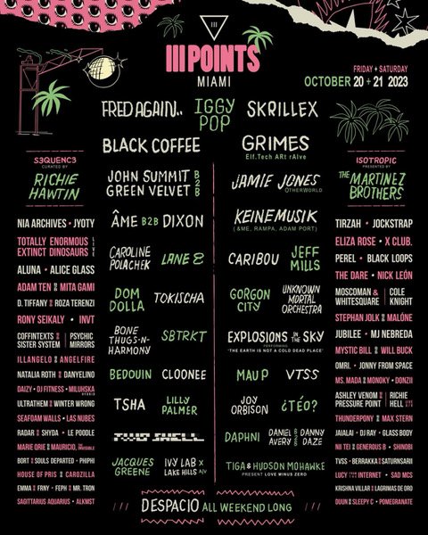 Miami’s III Points Festival Reveals 2023 Lineup - The DJ Sessions