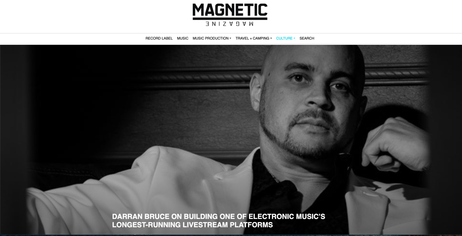 Darran Bruce on Building One of Electronic Music’s Longest-Running ...